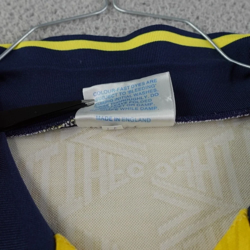 Umbro | Shirts | Vtg Tottenham Hotspur Jersey L Yellow Umbro Holsten ...